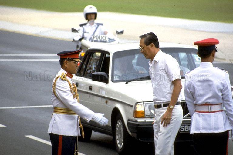 National Day Parade 1993 at the Padang -- Prime Minister Goh