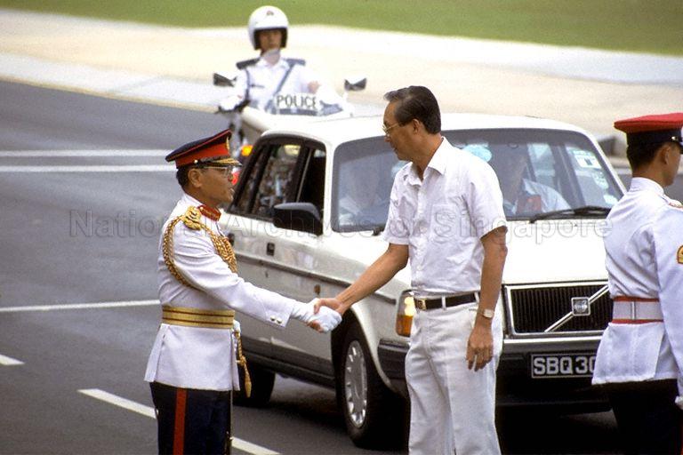 National Day Parade 1993 at the Padang -- Prime Minister Goh