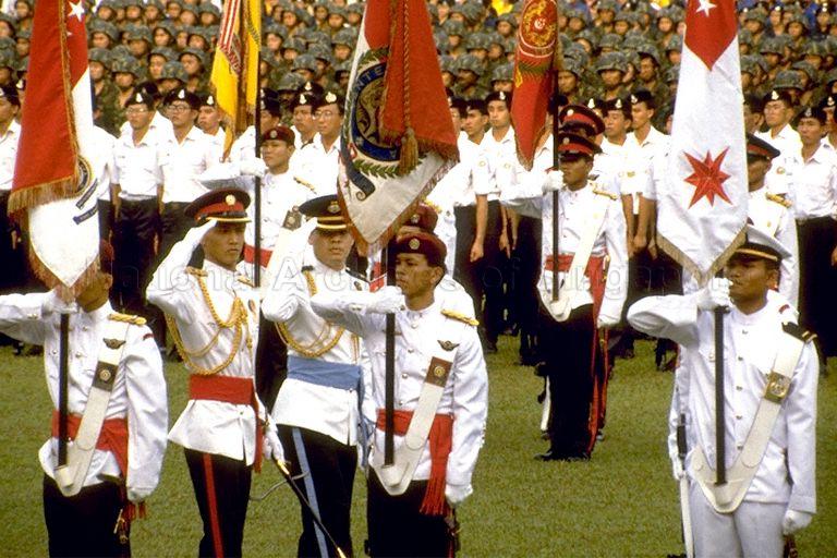 National Day Parade 1993 at the Padang -- View of President'