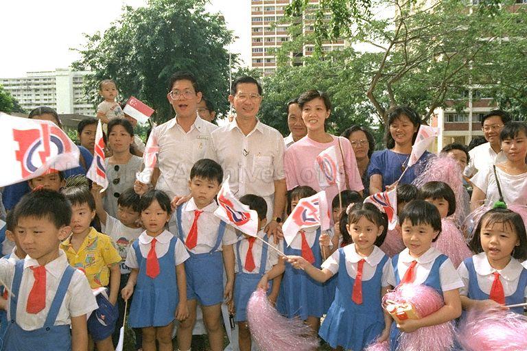 Group photograph of children and teachers of PAP Community