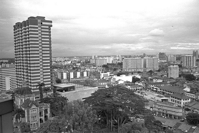 View of Selegie Road area from Cathay Building, with the