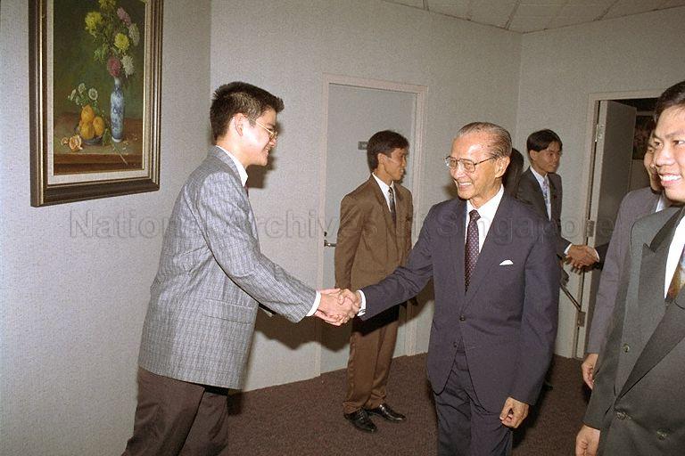 PRESIDENT WEE KIM WEE ATTENDS OPENING NIGHT OF EUSOFF HALL'S