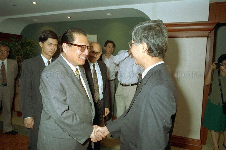 Attorney-General Chan Sek Keong (shown from the side)