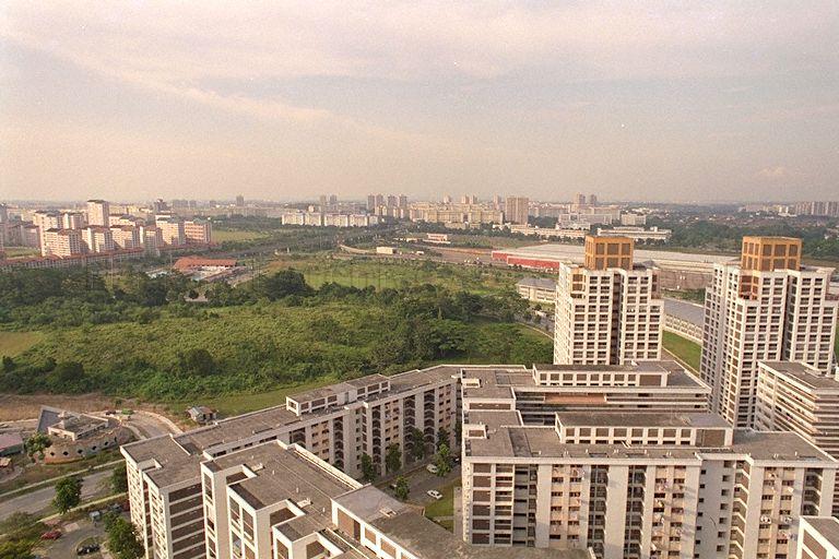 Aerial view of Bishan New Town