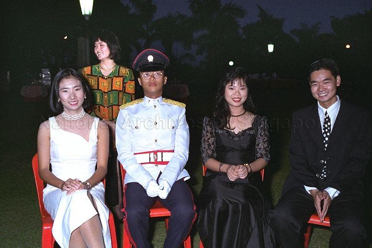 Group photograph of President's Scholars (from left) Miss