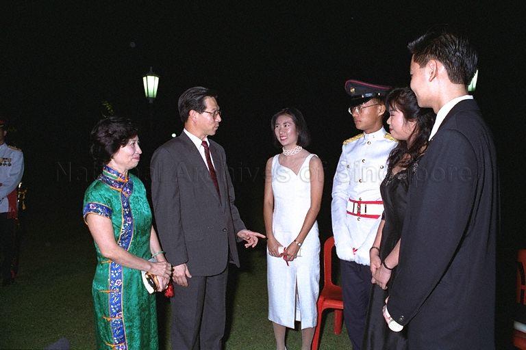 President Ong Teng Cheong and First Lady Mrs Ong Siew May
