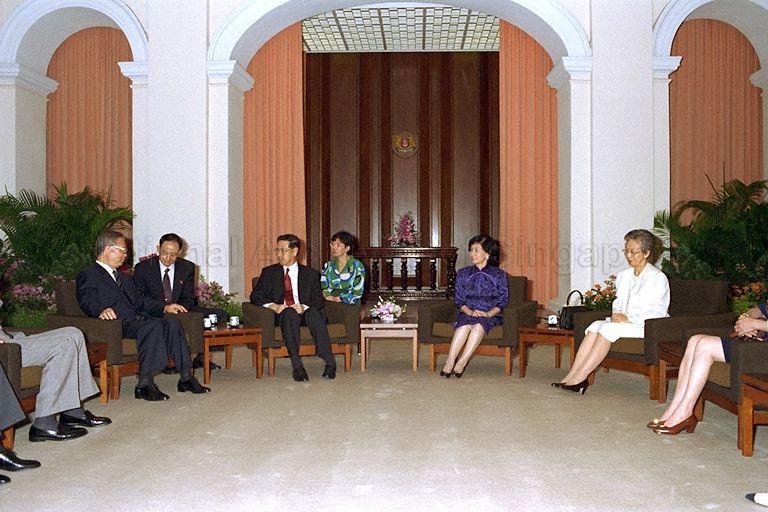 President Ong Teng Cheong and First Lady Mrs Ong Siew May