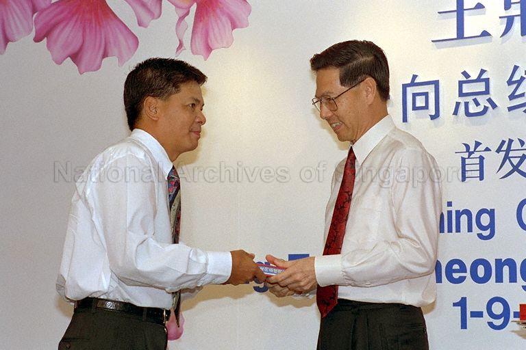 A recipient of President Ong Teng Cheong's biography 'Ong