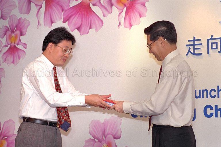 A recipient of President Ong Teng Cheong's biography 'Ong