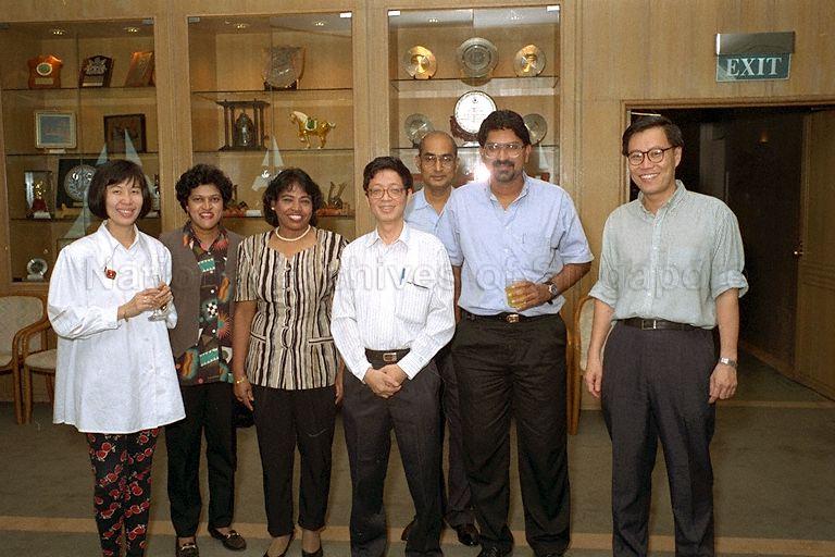 Group photograph of outgoing Permanent Secretary to Ministry