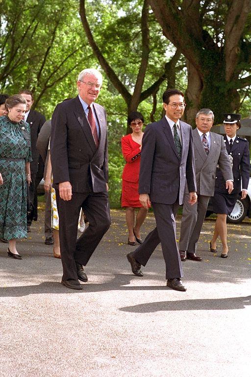Australian Governor-General Bill Hayden and his wife, Mrs
