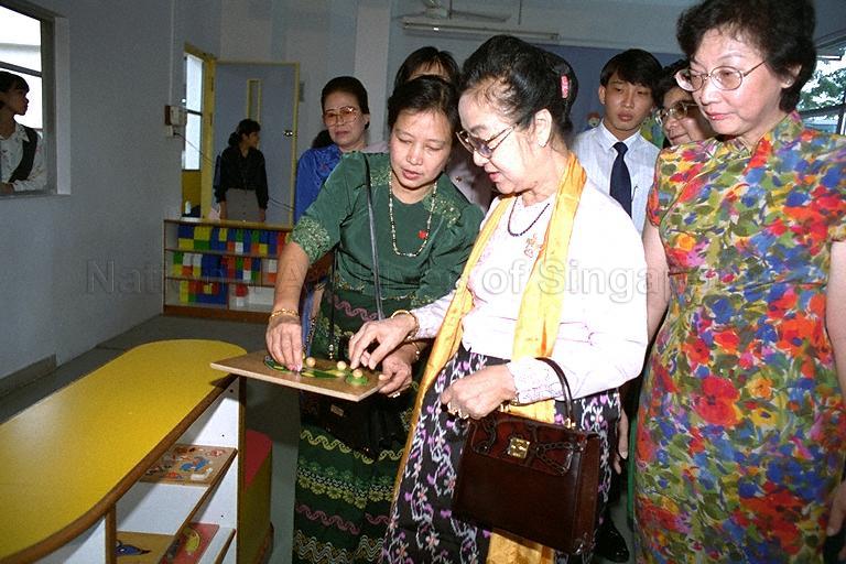 MRS THAN SHWE, WIFE OF CHAIRMAN OF THE STATE LAW AND ORDER