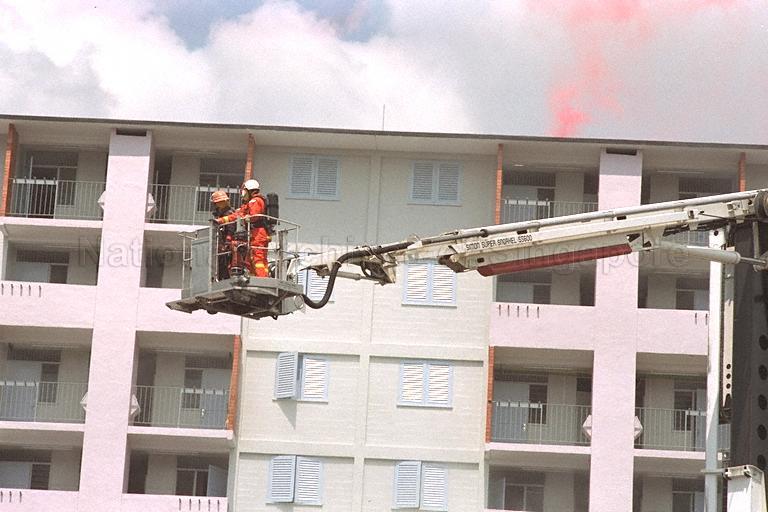 DEMONSTRATION BY THE SINGAPORE CIVIL DEFENCE FORCE (SCDF)