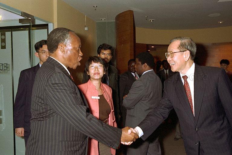 PRIME MINISTER OF SWAZILAND PRINCE MBILINI JAMESON DLAMINI,