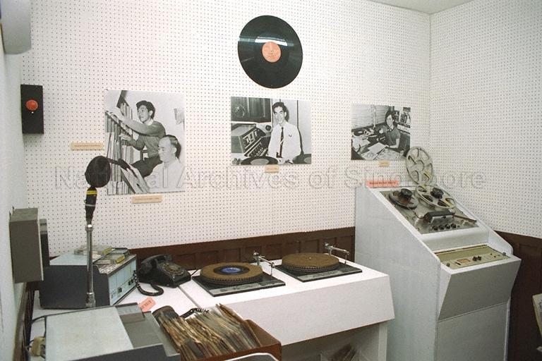 Old musical instruments and artefacts displayed at the