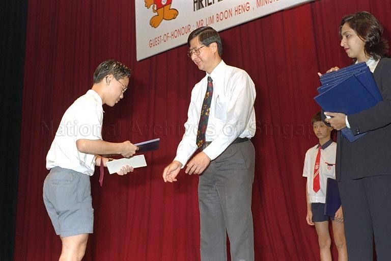 Minister without Portfolio and guest of honour Lim Boon Heng