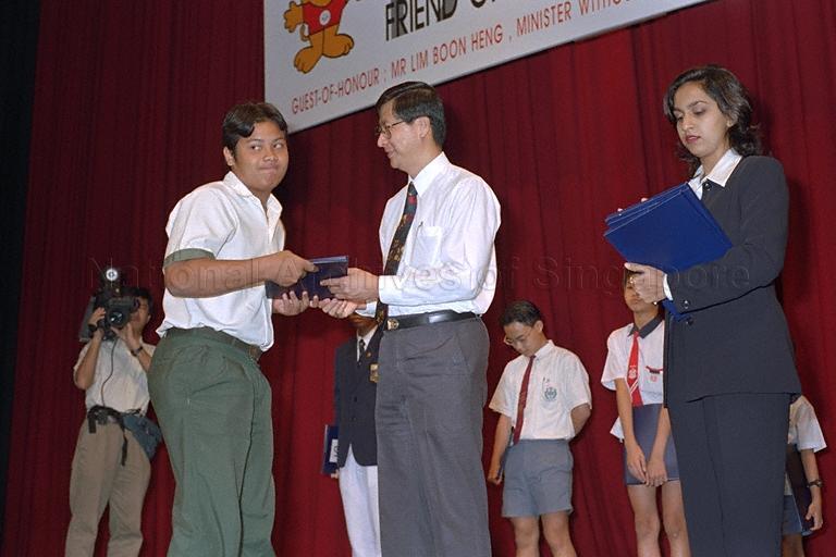 Minister without Portfolio and guest of honour Lim Boon Heng