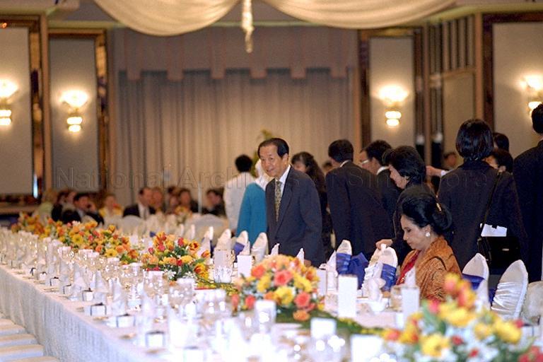 GUESTS AND DELEGATES AT DINNER HOSTED BY MINISTER FOR LAW