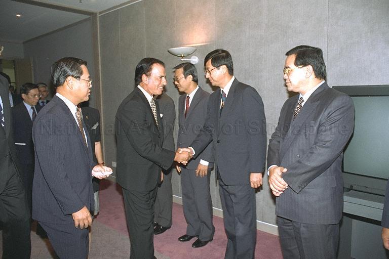 His Excellency Carlos S Menem, President of the Republic of