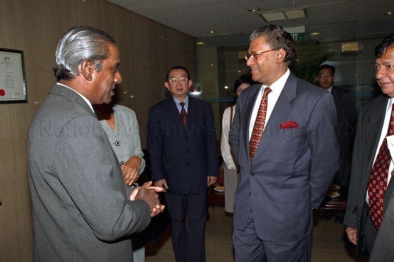 Mauritian Prime Minister Dr Navinchandra Ramgoolam arrives