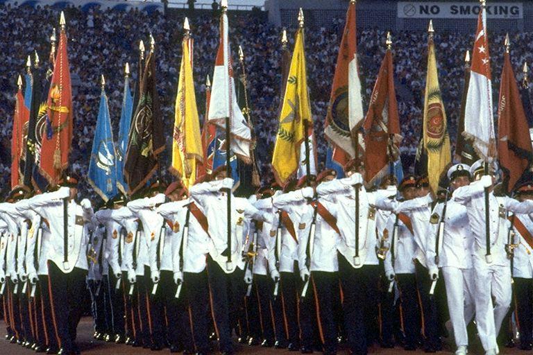 National Day Parade 1996 Preview at National Stadium