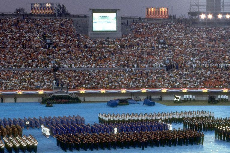 National Day Parade 1997 at National Stadium -- Contingents