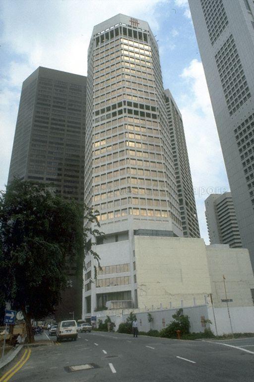 MRT CONSTRUCTION WORKS IN RAFFLES PLACE & BUILDINGS AROUND