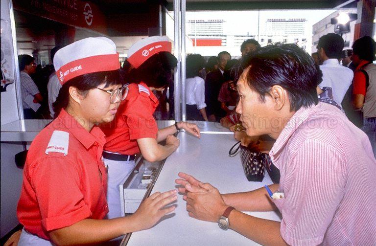 OFFICIAL OPENING OF MRT PASSENGER SERVICE (YIO CHU KANG - TO