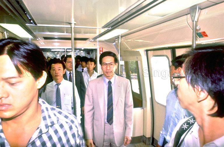 OFFICIAL OPENING OF MRT PASSENGER SERVICE (YIO CHU KANG - TO