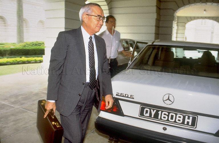 DR RICHARD HU ARRIVE AT PARLIAMENT HOUSE ON BUDGET DAY