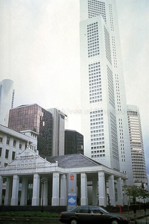 View of Raffles Place Mass Rapid Transit (MRT) Station