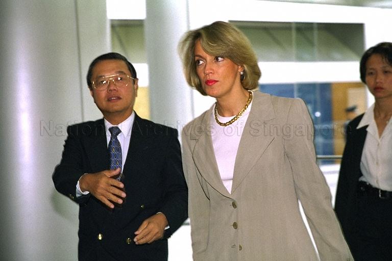 COLOMBIAN FOREIGN MINISTER MS MARIA EMMA MEJIA VELEZ BEING