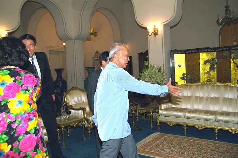 Sultan Mahmood Iskandar of Johor and Sultanah Zanariah