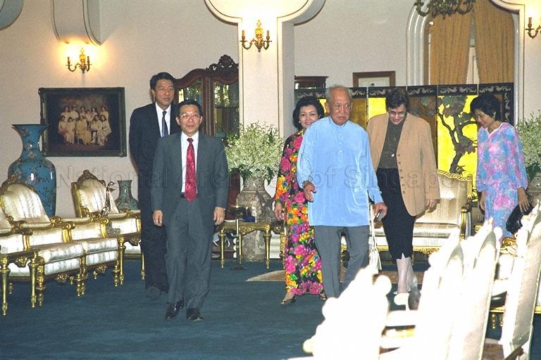 Sultan Mahmood Iskandar of Johor and Sultanah Zanariah with