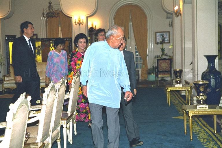 Sultan Mahmood Iskandar of Johor and Sultanah Zanariah with