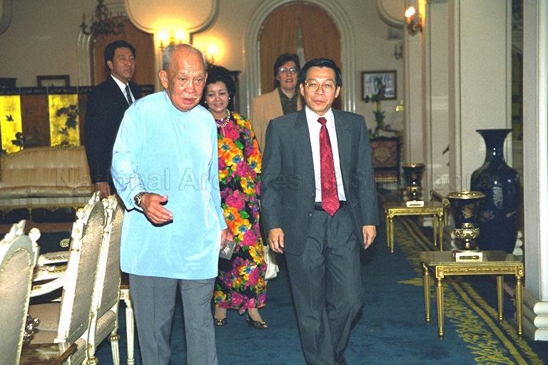 Sultan Mahmood Iskandar of Johor and Sultanah Zanariah with