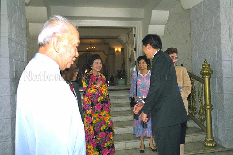 Sultan Mahmood Iskandar of Johor and Sultanah Zanariah
