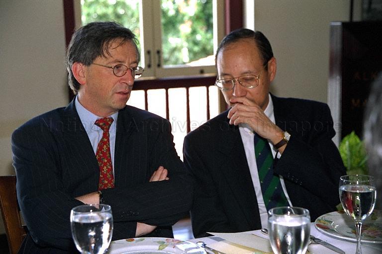 Prime Minister of Luxembourg Jean-Claude Juncker, who is on