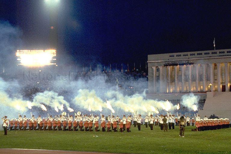 National Day Parade 1998 at National Stadium -- Performance