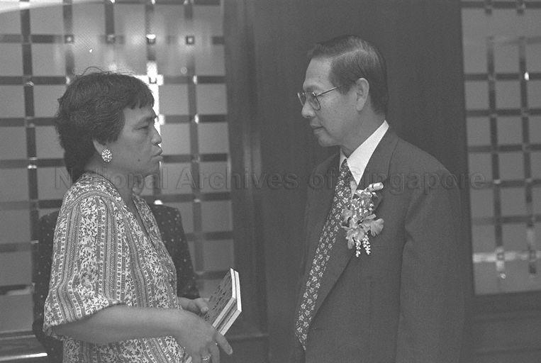 PRESIDENT ONG TENG CHEONG ATTENDING THE YI NIAN SOCIETY