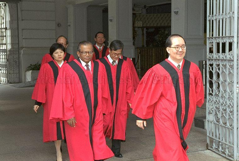From front, Judicial Commissioner Tay Yong Kwang, Justice G