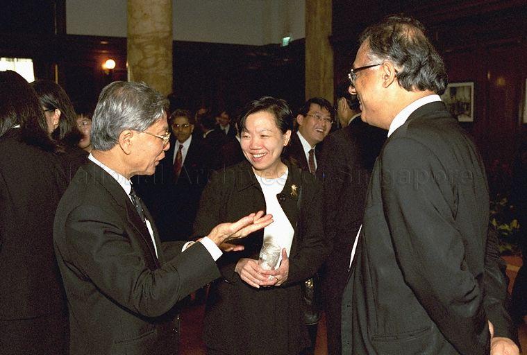 Attorney-General Chan Sek Keong (right), Mrs Helen Yeo