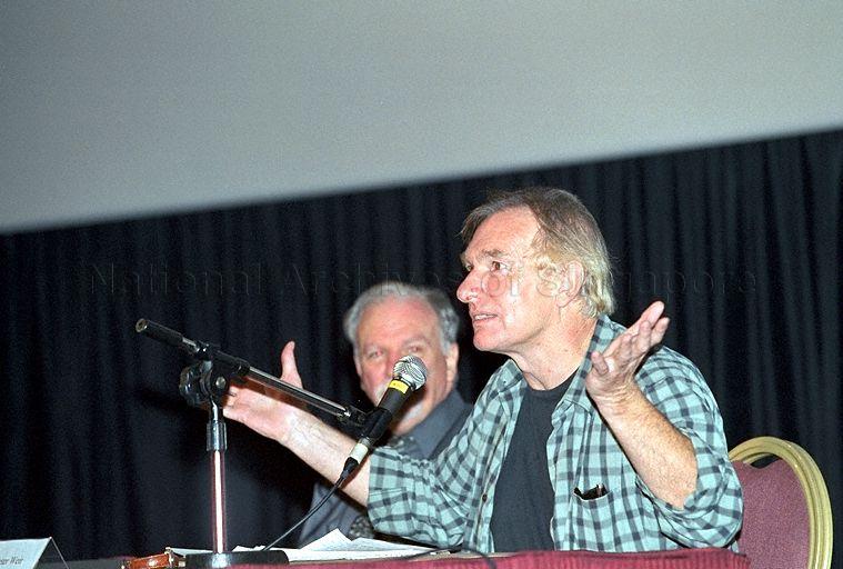 Australian director Peter Weir taking question-and-answer