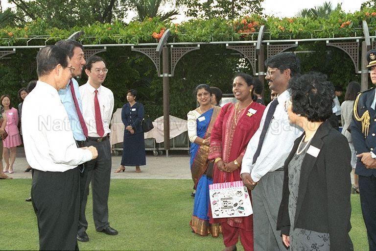 (From left) President Ong Teng Cheong, Minister for