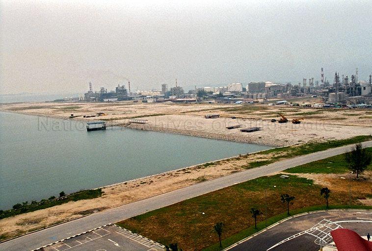 View of Jurong Island taken during launch ceremony of Jurong