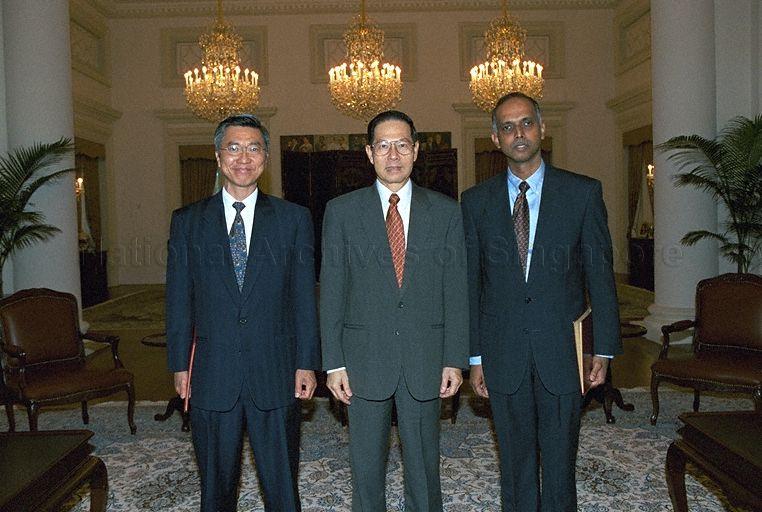 GROUP PHOTOGRAPH OF (FROM LEFT) HIGH COMMISSIONER-DESIGNATE