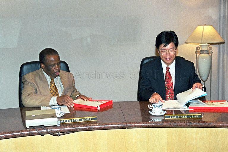 THE PRESIDENT OF THE REPUBLIC OF BOTSWANA FESTUS MOGAE