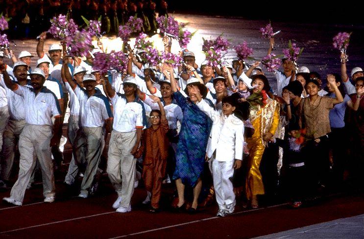 National Day Parade 1999 at National Stadium -- Contingent