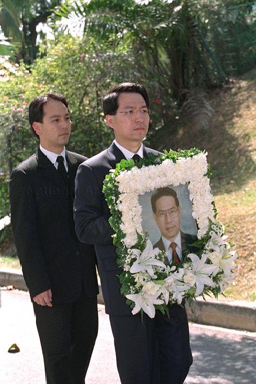 Two sons of the late former President Ong Teng Cheong, Tze