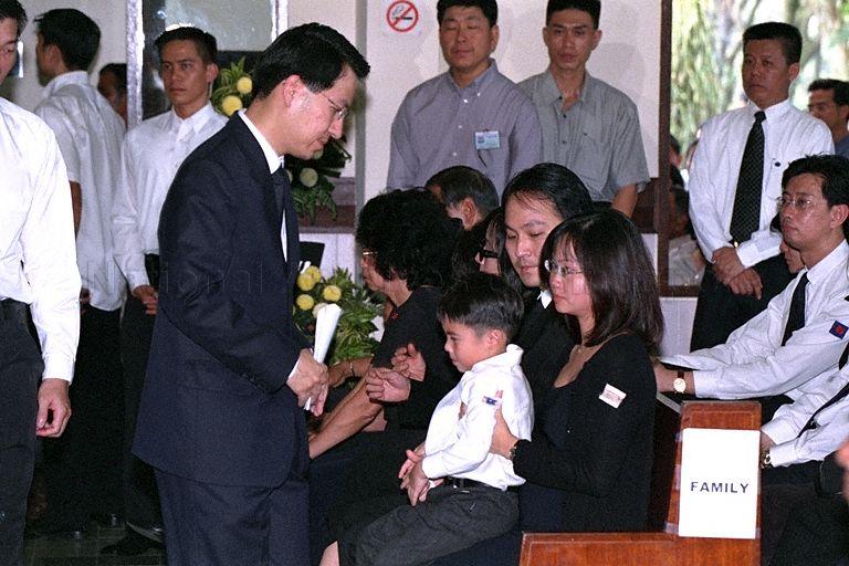 The late former President Ong Teng Cheong's eldest son, Ong